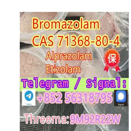 Bromazolam CAS 71368-80-4 high quality opiates, Safe transportation, 99 ...