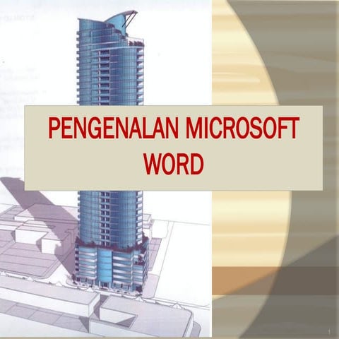 Materi Dasar-Dasar word 2010 untuk pelajar dan pemula | PPTX