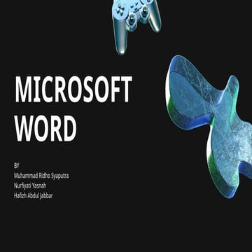 microsoft word ppt sejarah, penggunaan, dan versi | PPTX