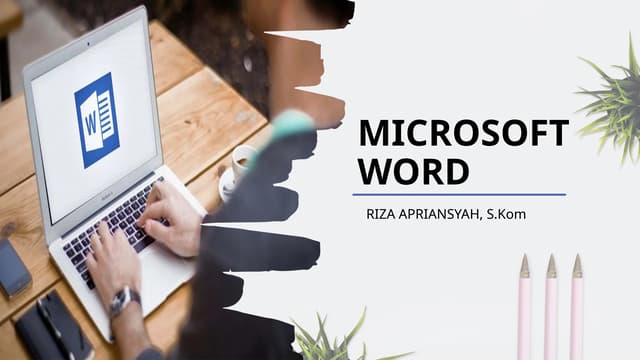 Microsoft Word | PPTX