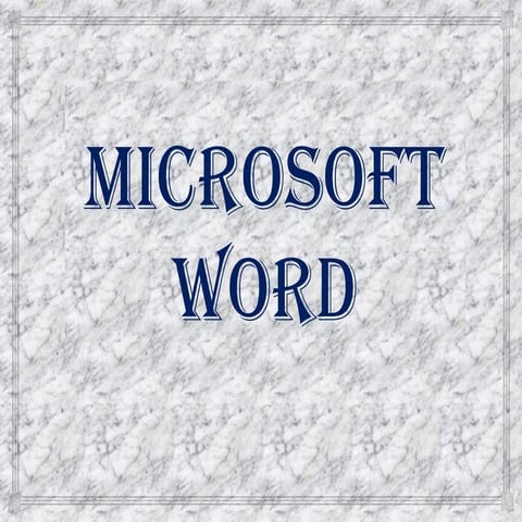 Comprehensive Guide to Microsoft Word Features and Interface | PPTX