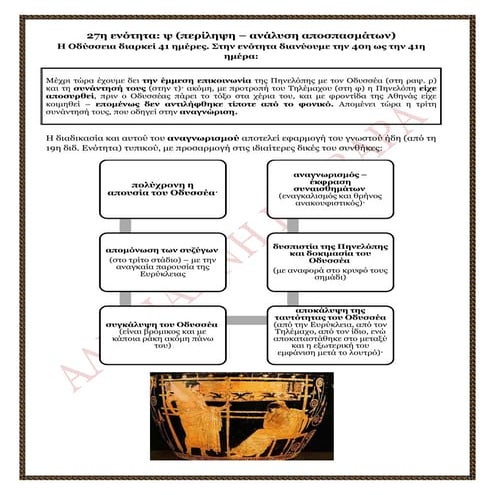 ΟΔΥΣΣΕΙΑ, 27η ενότητα. | PDF