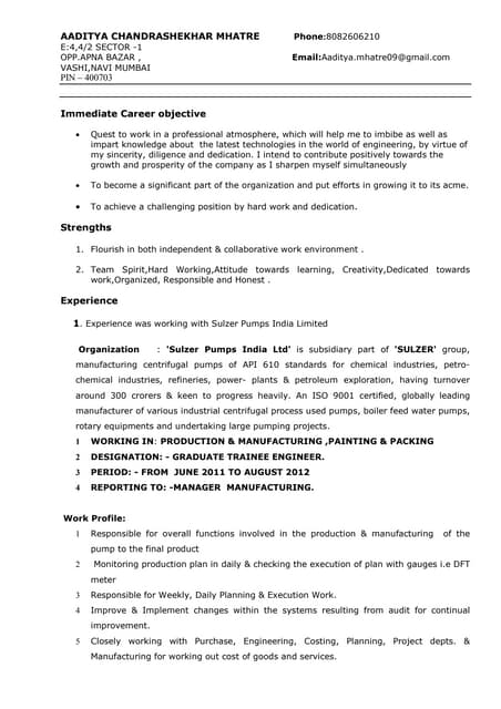 Manish Kumar Resume | PDF