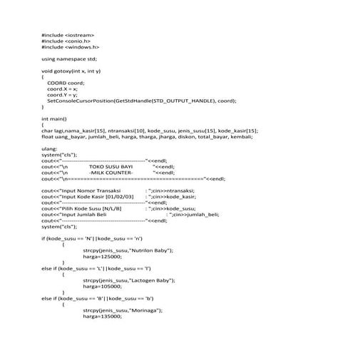 goto dengan C++ | PDF