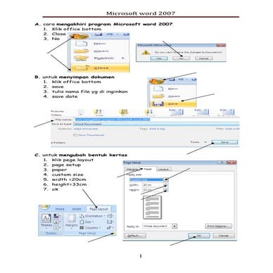 SETTING PEMBUATAN SOAL DENGAN MOCROSOFT WORD 2007 | DOCX