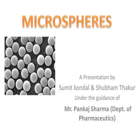 Microspheres | PPT