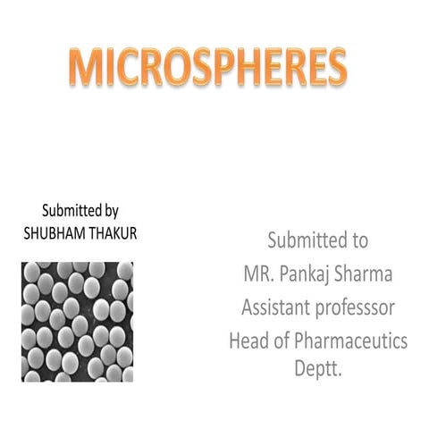 Microspheres (2) copy | PPT