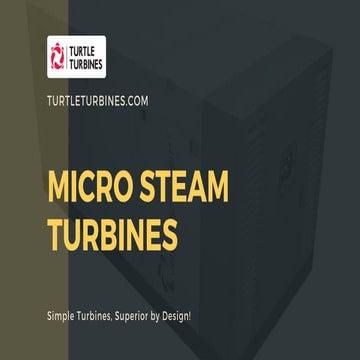 Micro steam turbines | PDF