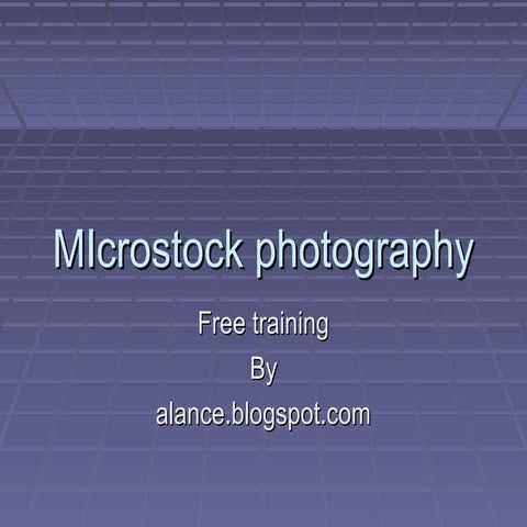 Microstock photography | PPT