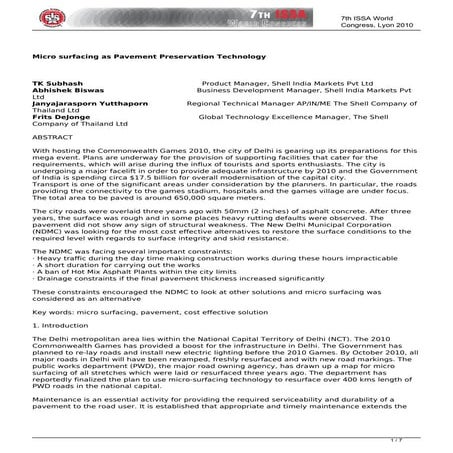 Microsurfacing paper issa world congress_english | PDF