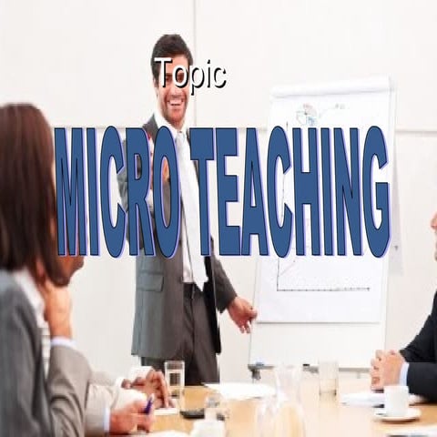 Microteaching | PPT