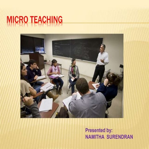 Micro teaching | PPT