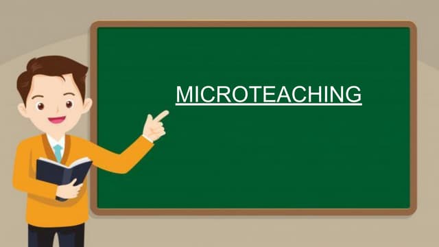 Microteaching | PPT