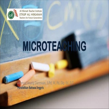 MICROTEACHING STKIP AL HIKMAH SURABAYA 2022.ppt