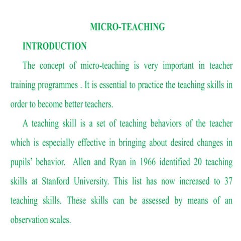 Micro Teaching PPT.pptx | Geology | Science