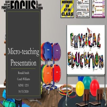 Microteaching Presentation: PE__(1).pptx. | PPTX