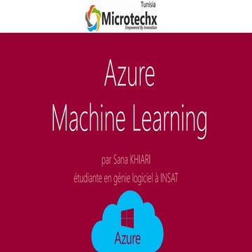 Introduction Azure machine learning | PPT