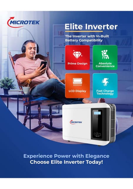 Microtek Luxe WiFi Inverter - The Best Inverter for Smart Homes. | PDF