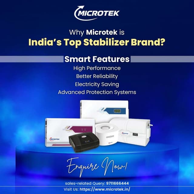 Microtek Stabilizer for AC & Home – Trusted Power Protection for Your ...