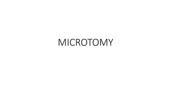 Microtome | PPT