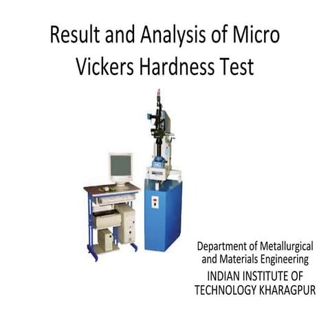 Micro Vickers Hardness Test | PPT