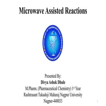 Merits and Demerits of Microwave Assisted Reactions.pptx
