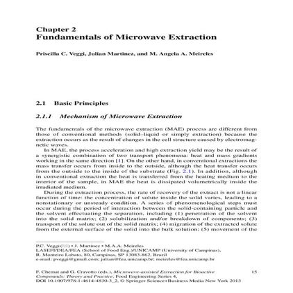 Microwave Assisted Extraction | PPTX