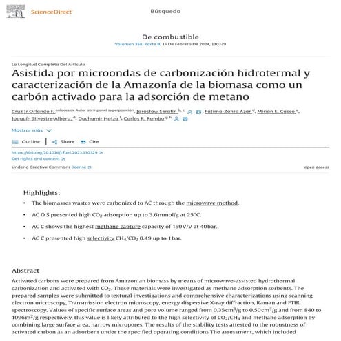 Microwave-Assisted hydrothermal carbonization and characterization of ...