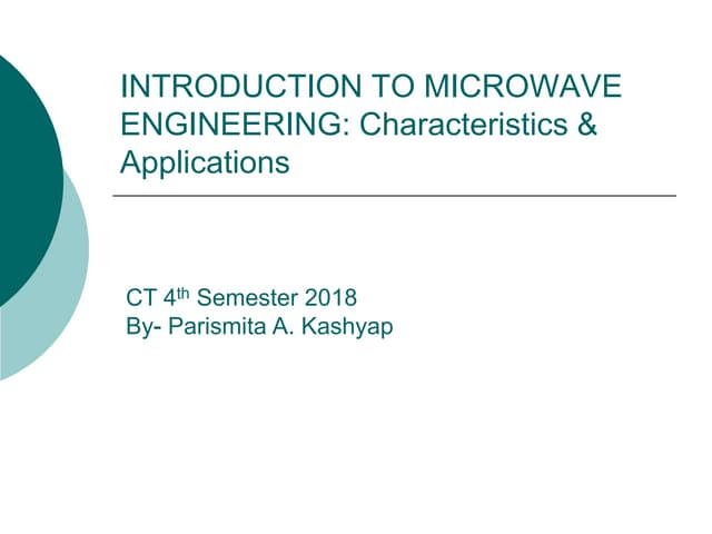 RF and Microwave Engineering | PDF