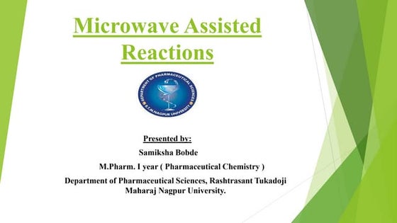 Microwave assisted synthesis | PPT