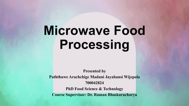 Microwave Heating- Introduction, Concept, Principle, Mechanism, Loss ...
