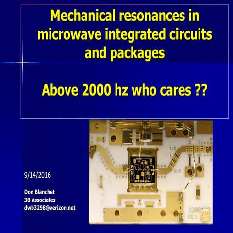 Microwave mic resonances | PPT