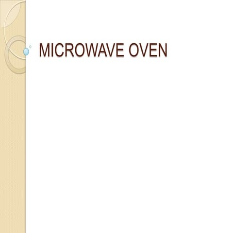 Microwaveoven | PPTX