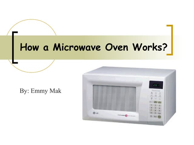 Microwave oven. | PPTX