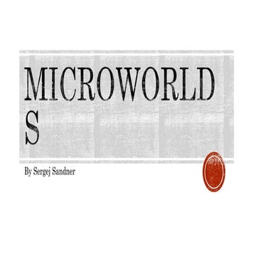 Microworlds | PPT