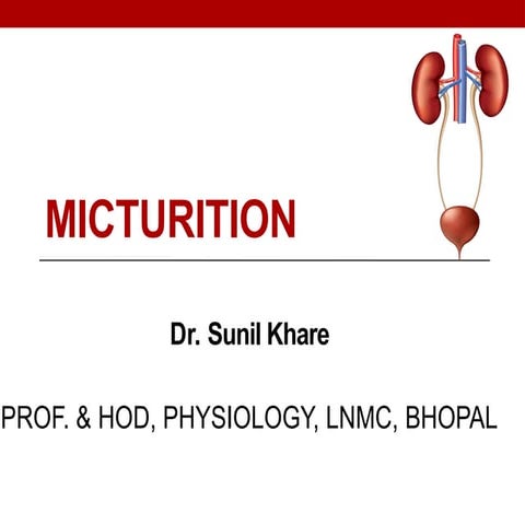 Micturition.pptx for teaching medical college students | PPTX