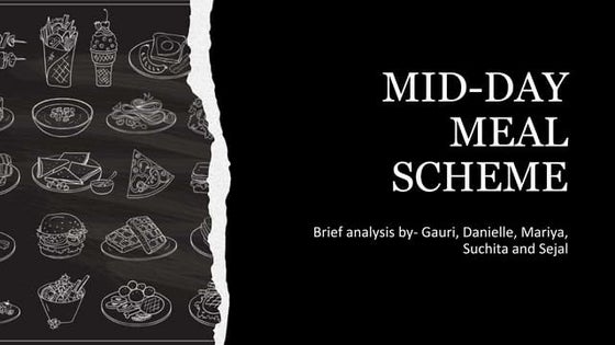 Mid day meal program | PPTX