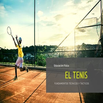 El tenis | PPTX