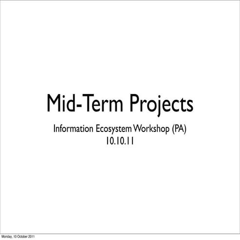 Midterm Activities Breakout Discussion | PPT