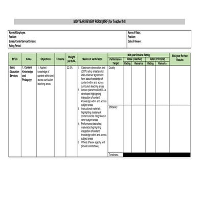 MID-YEAR-REVIEW-FORM FOR PROFICIENT TEACHERS | DOCX