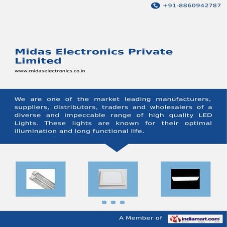 LED Tube Light by Midas electronics-private-limited | PDF