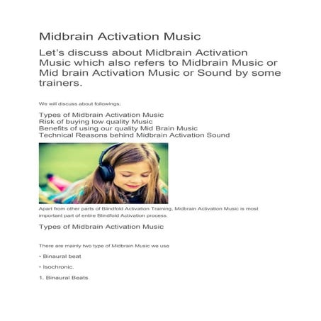 Midbrain activation music | PDF | Classical Music | Music