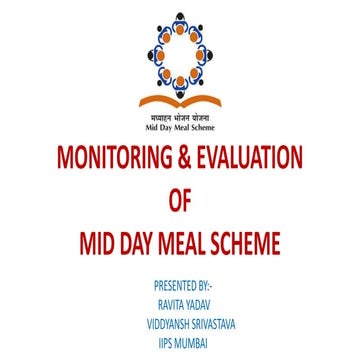 Mid day meal program | PPTX