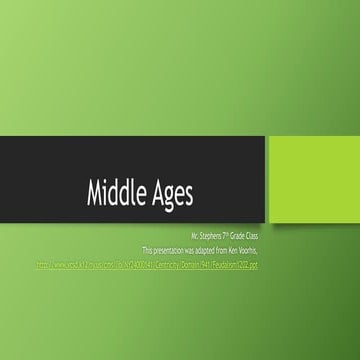 Middle Ages: Feudal System | PPTX