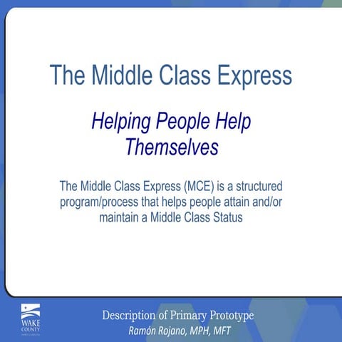 Building Human Capital: Middle Class Express | PPT