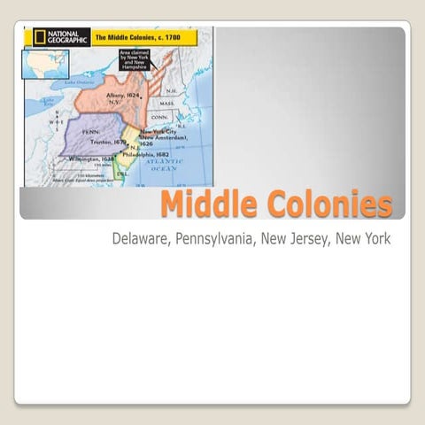 Middle colonies | PPT