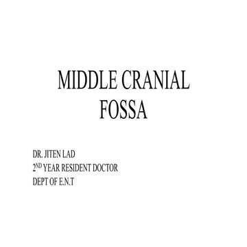 Anterior cranial-fossa | PPT