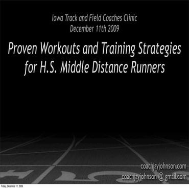 Middle Distance Theory | PDF