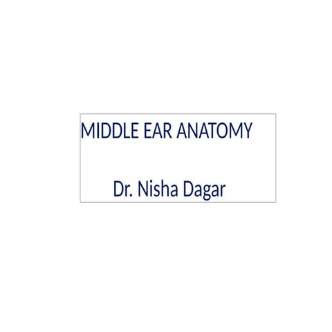 middle ear anatomy Dr. Nisha 1) copy.pptx