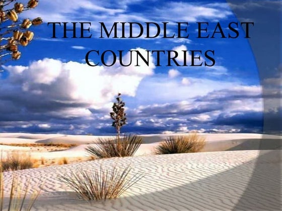 Middle East PPT | PDF